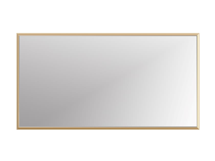 ICONIC Rectangular framed wall-mounted wooden mirror By Guerra Vanni