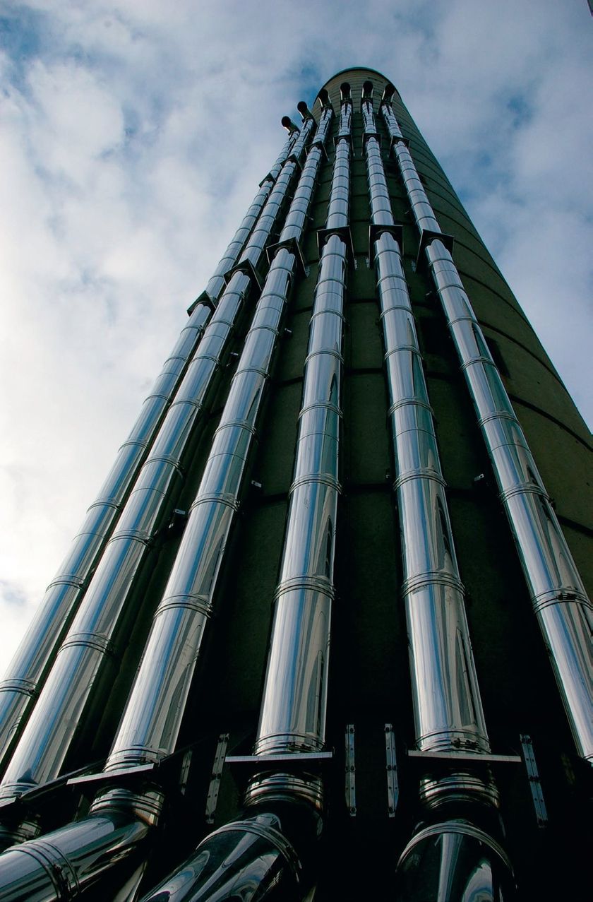 Stainless steel flue ICS 5000 - Per gruppi elettrogeni By Schiedel