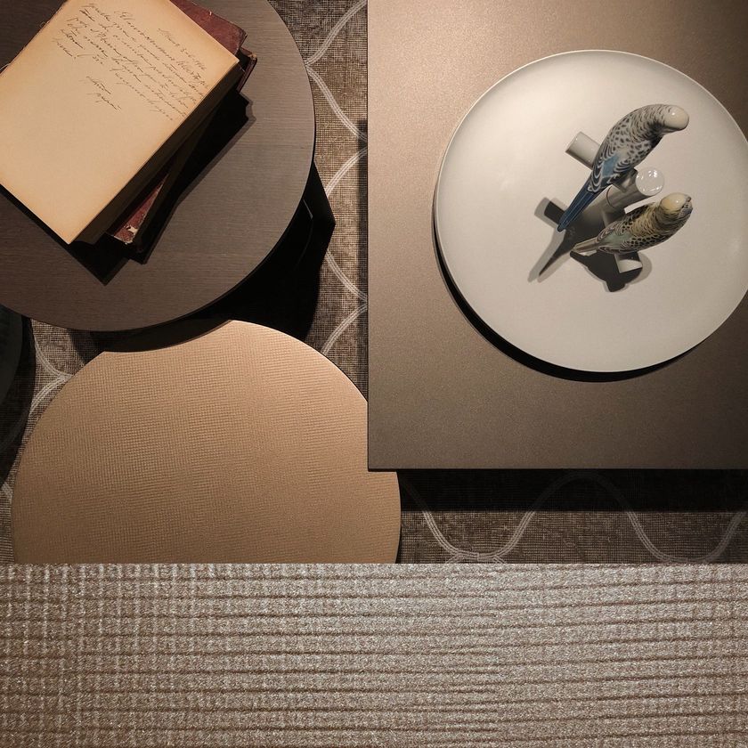 ICS | Coffee table Round wooden coffee table By EmmeBi