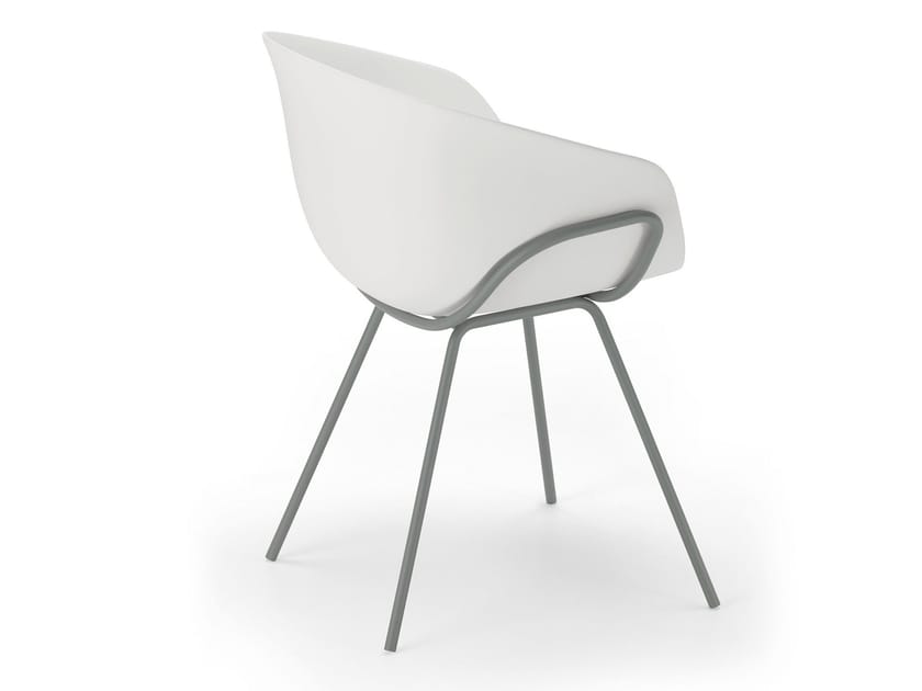 Plastic chair with armrests IKO CHAIR / 05A Iko Collection By Alias ...