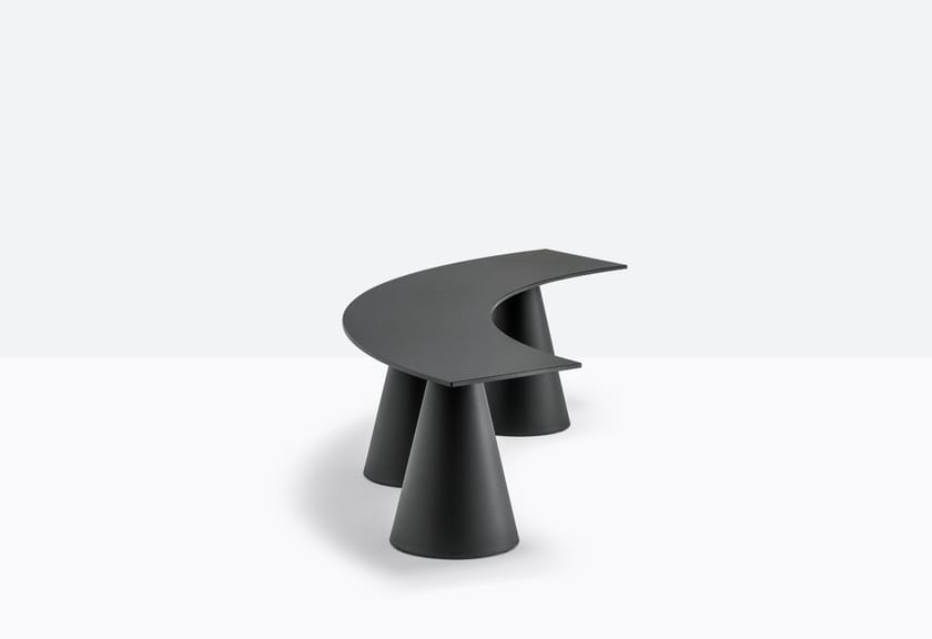 IKON 863 1_C Curved modular bench By Pedrali | design Pio & Tito Toso
