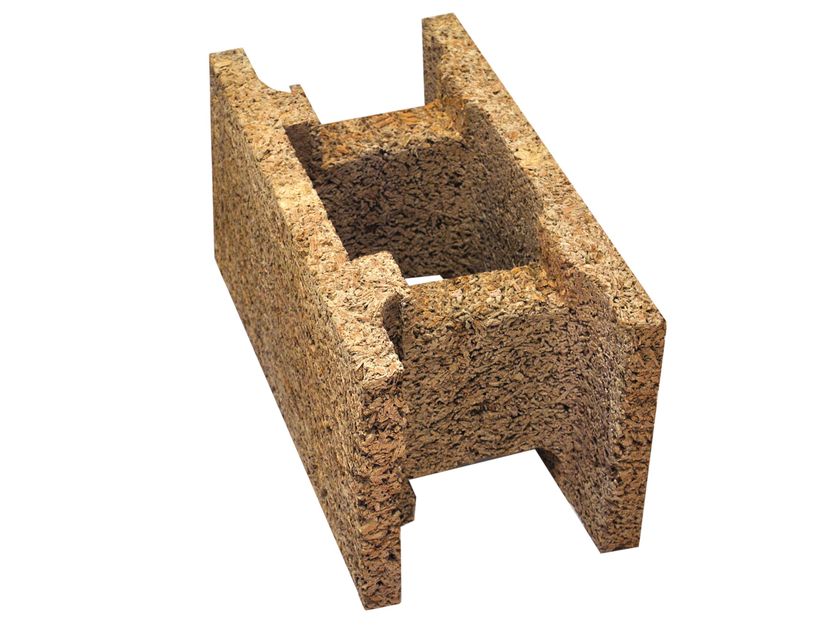 Thermal wood-concrete blocks | Thermal insulating masonry blocks ...