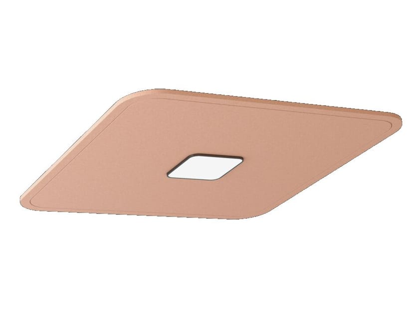 TETRA Recycled plastic acoustic ceiling clouds with Integrated Lighting By IMPACT ACOUSTIC®