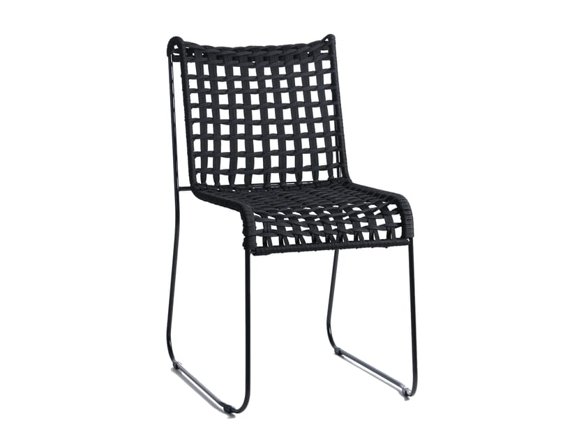 IN-OUT Sled base rope garden chair By Inday | design Paolo Quaglia ...