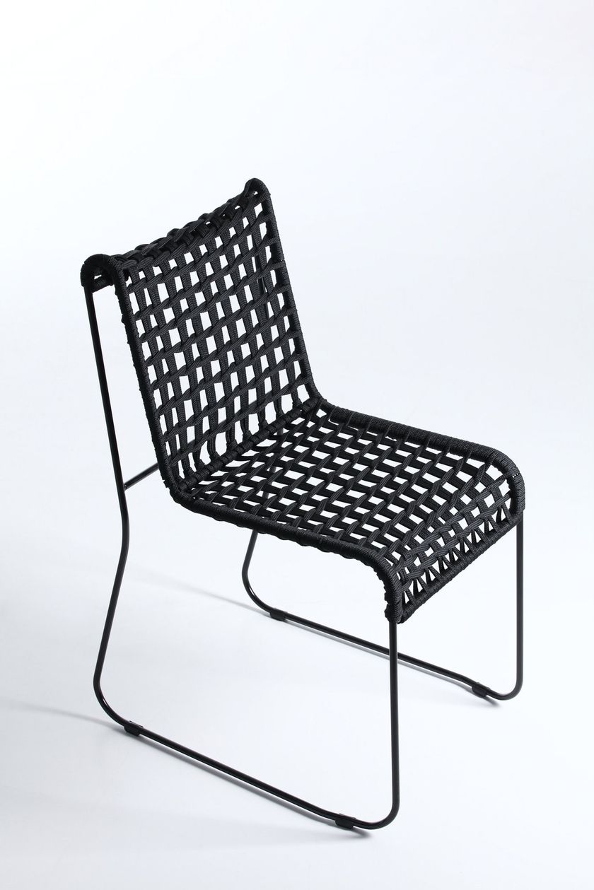 IN-OUT Sled base rope garden chair By Inday | design Paolo Quaglia ...