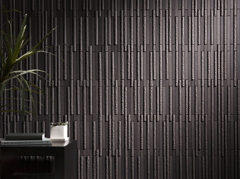 Rivestimento tridimensionale in ceramica per interni/esterni OMBRE ...