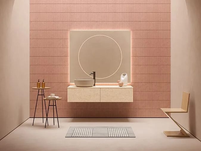 PRIME45 Round single countertop Solid Surface washbasin By Inbani ...