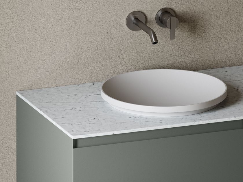STRATO I Double wall-mounted vanity unit with drawers By INBANI ...