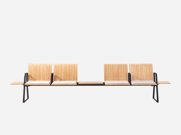 LIN WOOD Beam seating By INCLASS