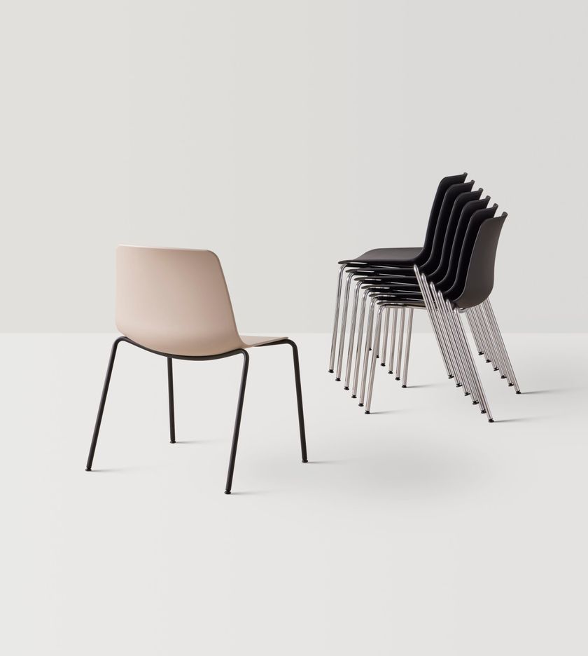 VARYA XL Stackable fabric chair By INCLASS | design Simon Pengelly
