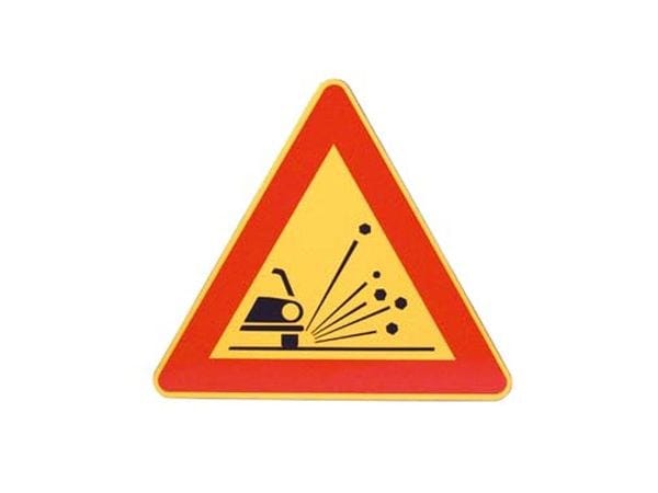 INDICATORE MATERIALE INSTABILE SULLA STRADA By FT