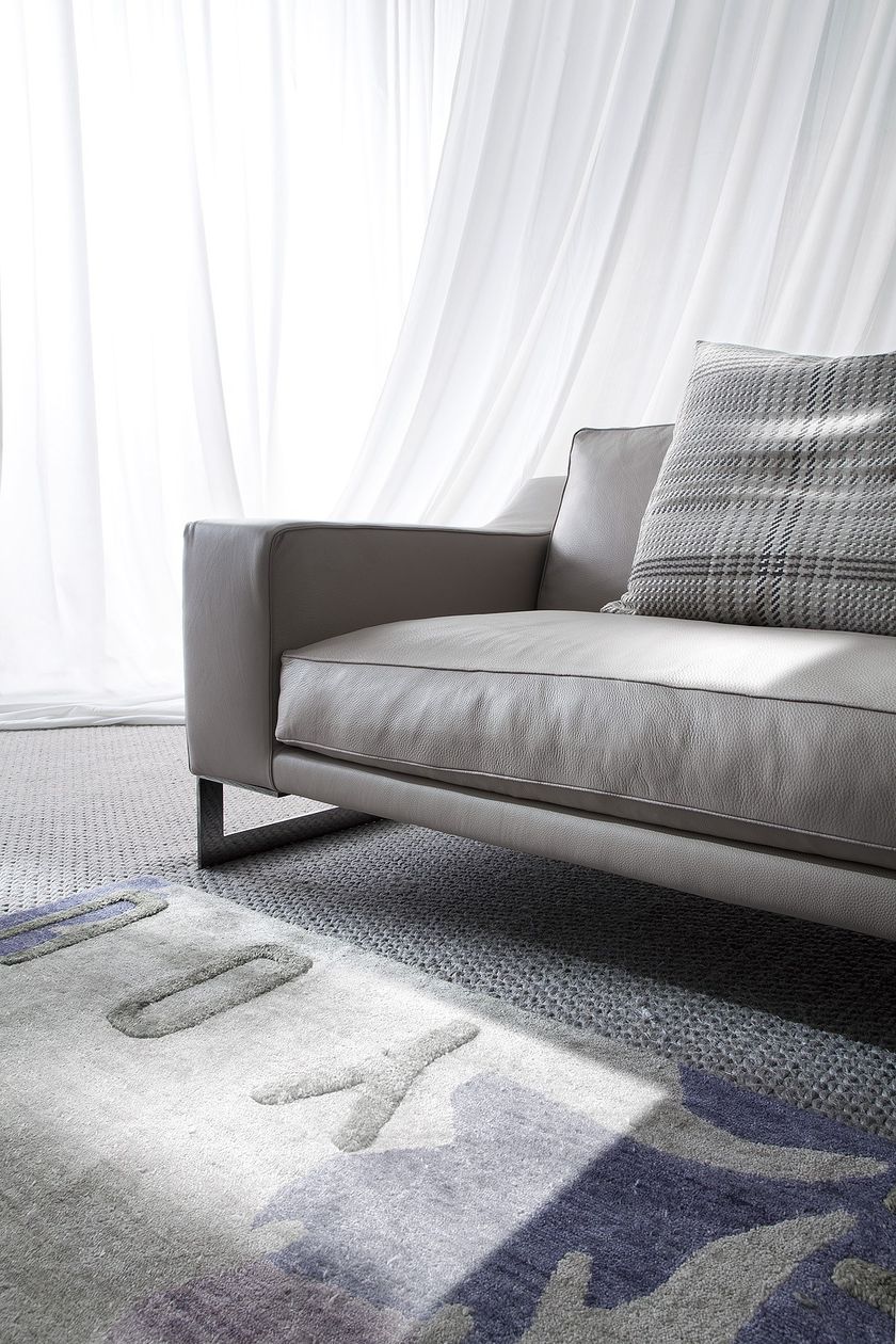 INDIZIO | Leather sofa By ERBA ITALIA