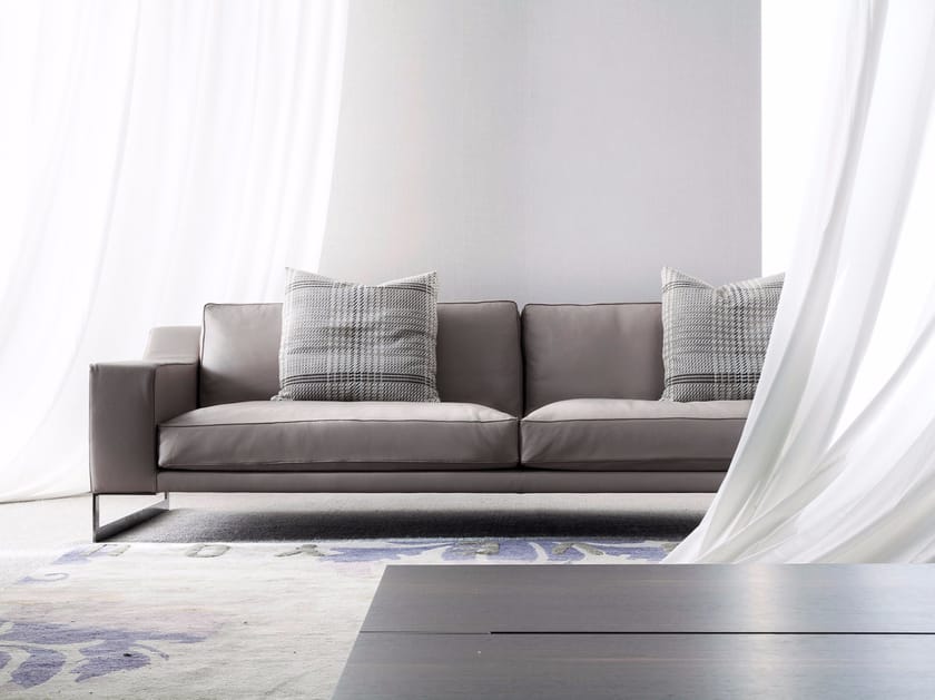 INDIZIO | Leather sofa By ERBA ITALIA