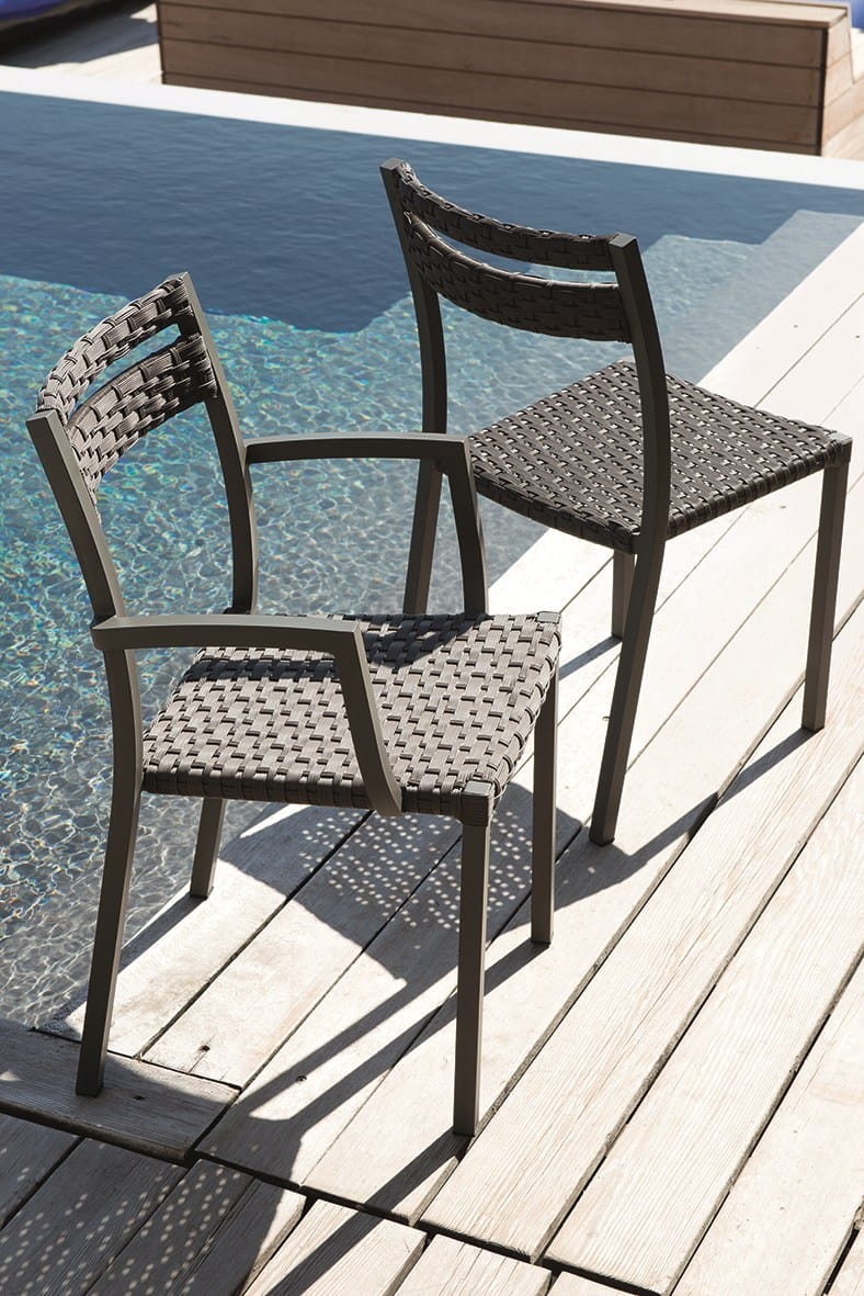 INFINITY | Chair with armrests By Ethimo