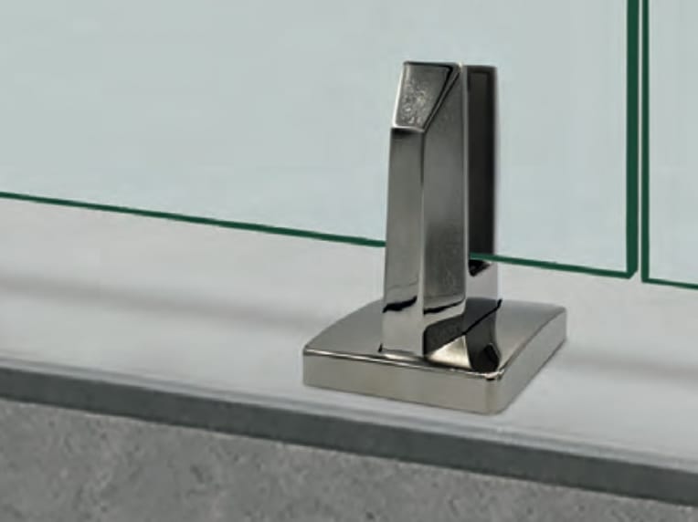 Steel Balustrade fixing INFINITY By GFS ITALIAN INNOVATIVE GLASS FIXING