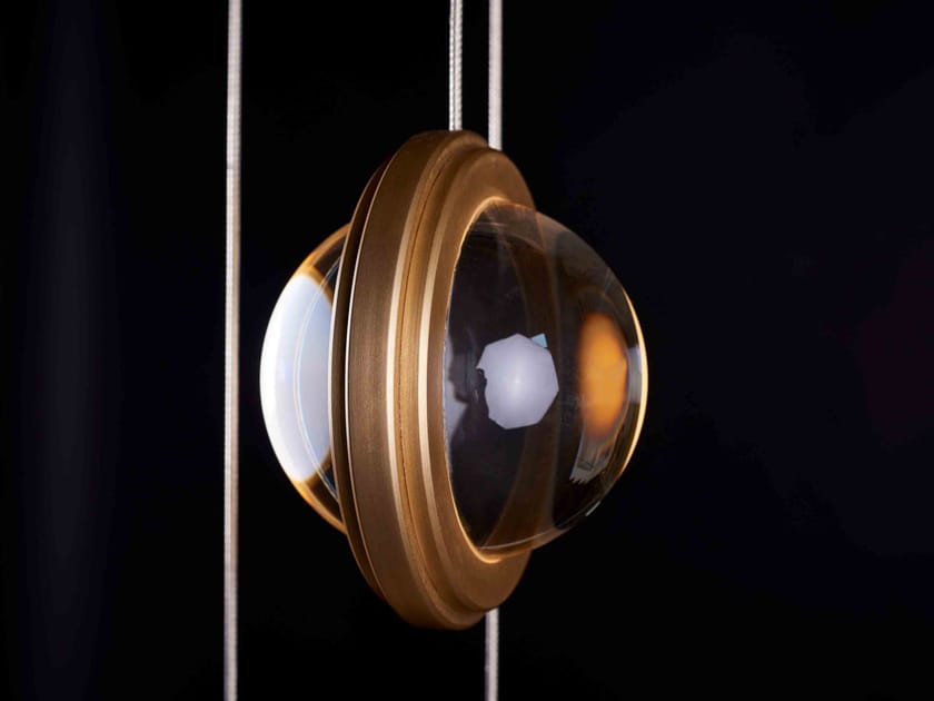 LED glass and aluminium pendant lamp INFINITY MODERN PENDANT Da Vinci ...