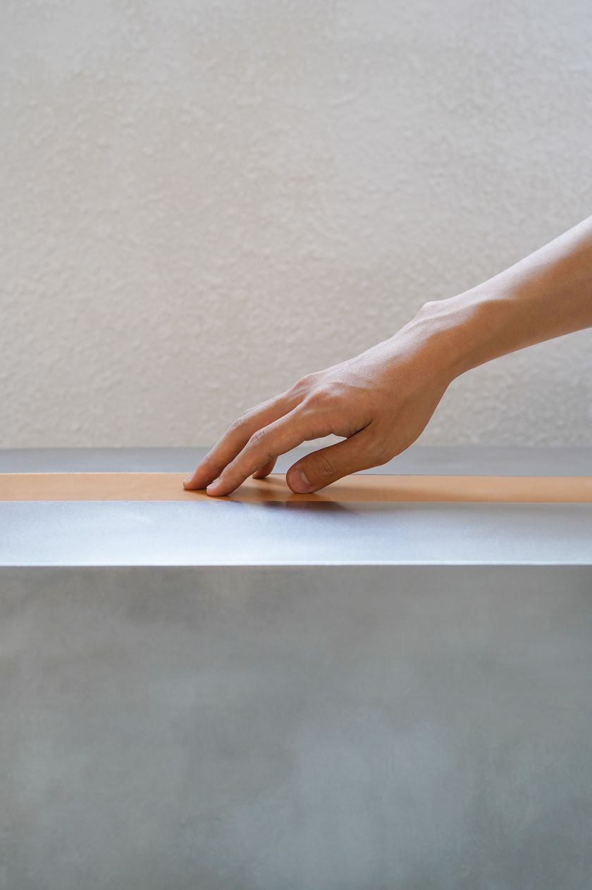 INLAY | Stool Stainless steel stool By MOVIMENTO