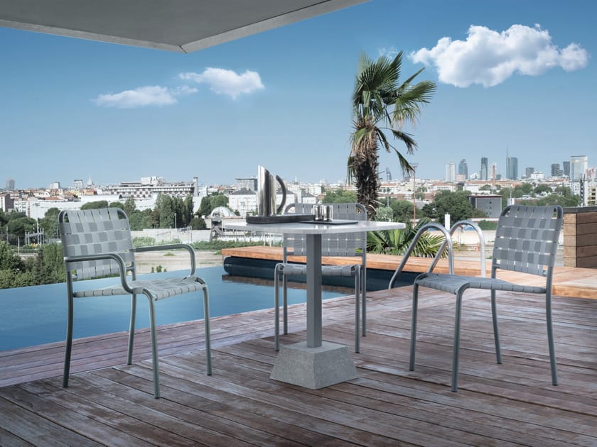 INOUT 823 Stackable aluminium garden chair By Gervasoni | design Paola ...