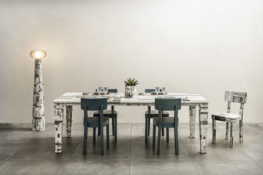 INOUT | Table By Stonethica design Paola Navone