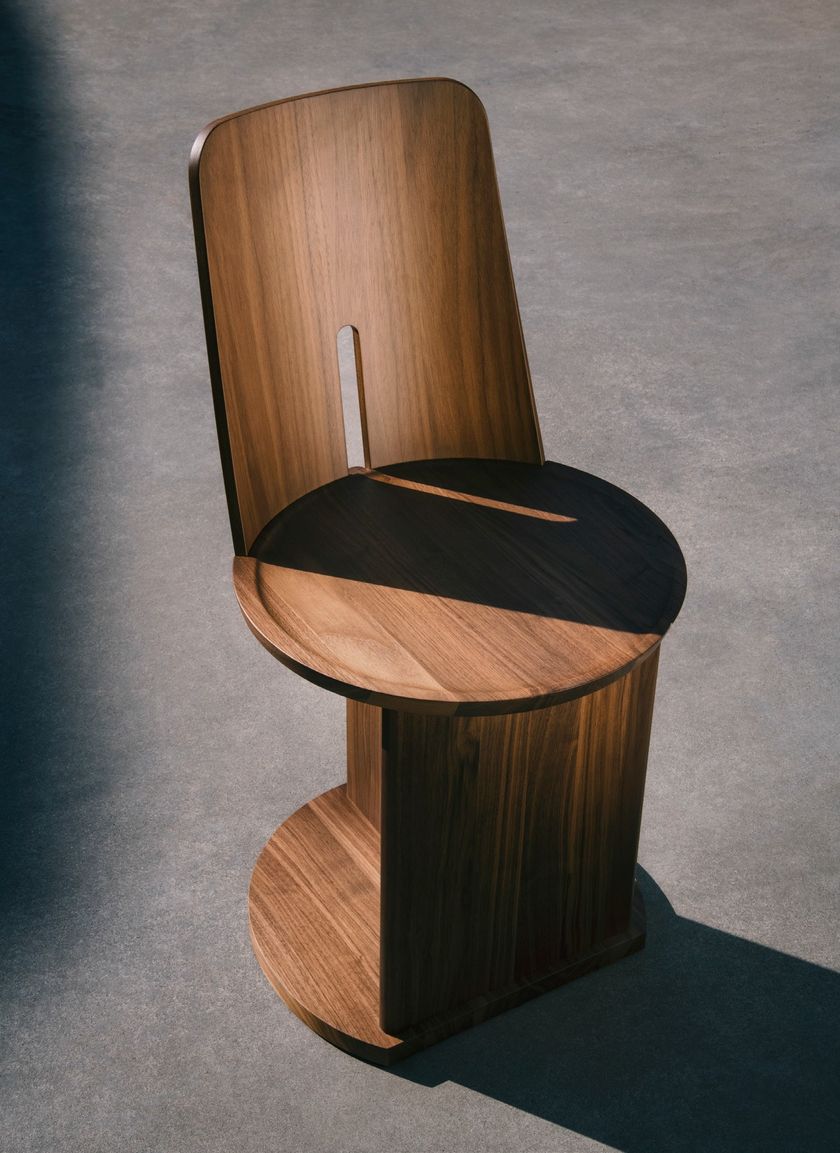 INTERSECTION Solid wood chair By La Manufacture | design Neri&Hu