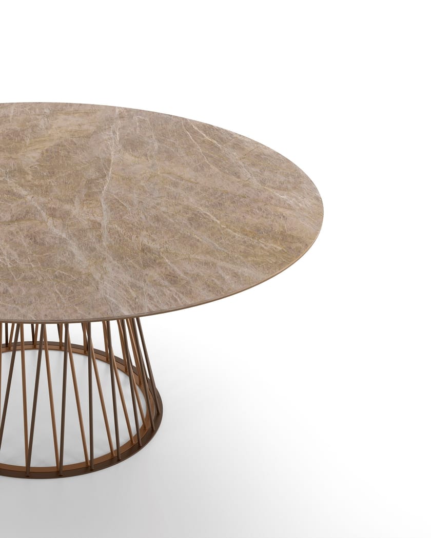 INTRIGO Round ceramic dining table By F.lli Orsenigo | design Giovanna ...