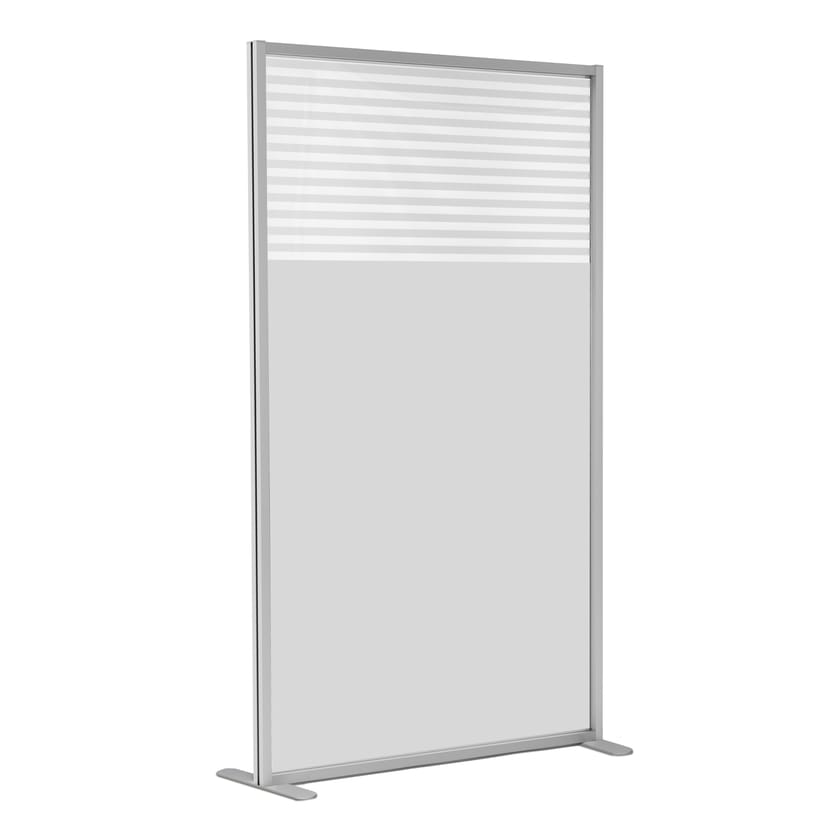 INUNO Freestanding aluminium and methacrylate office screen By STUDIO T