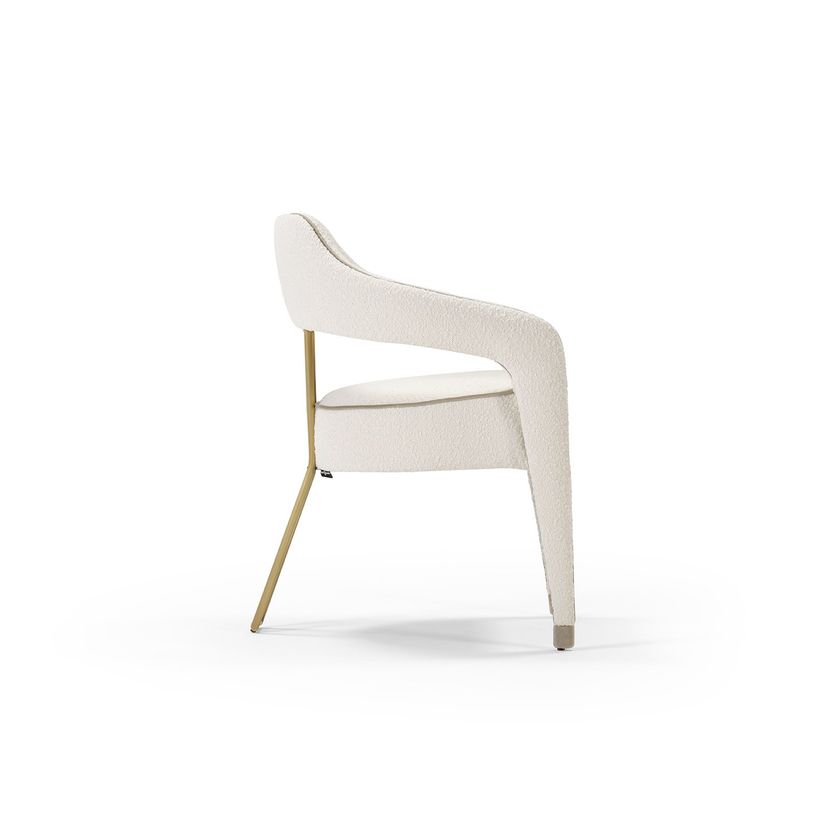 INVICTA II | Open back chair Fabric chair with armrests open back By ...