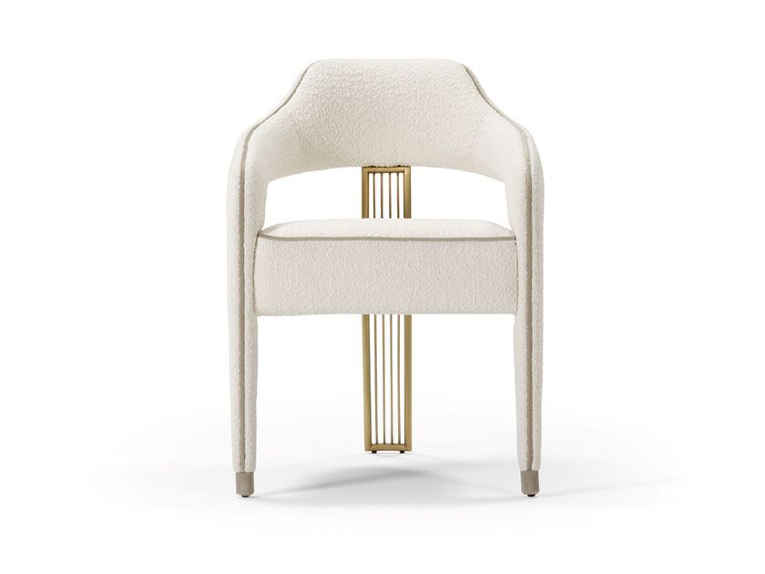 INVICTA II | Open back chair Fabric chair with armrests open back By ...