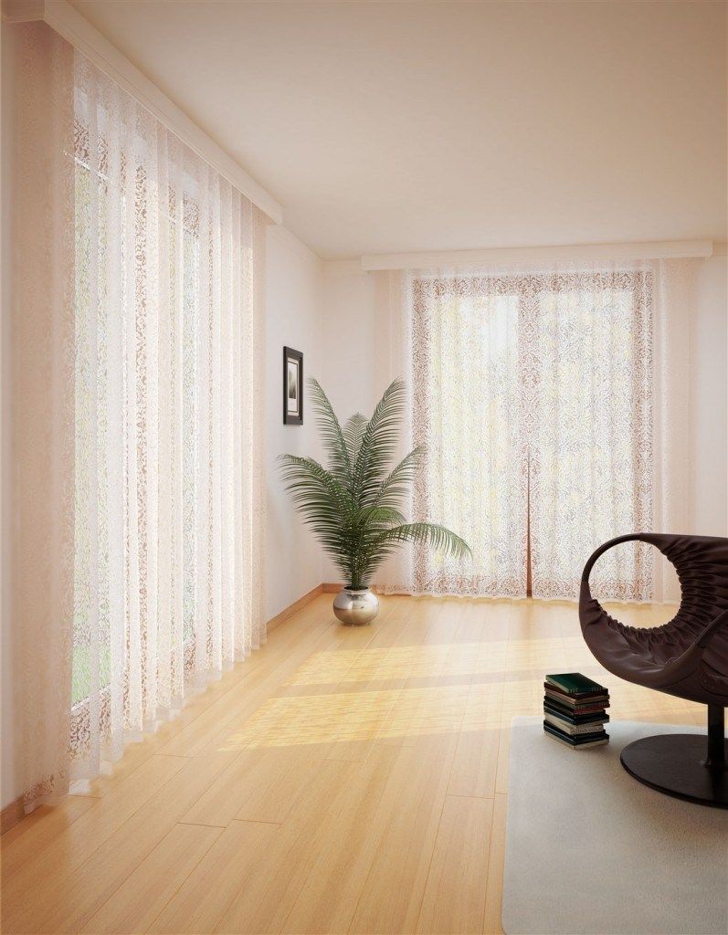 Devore fabric for curtains IRIS By FRIGERIO