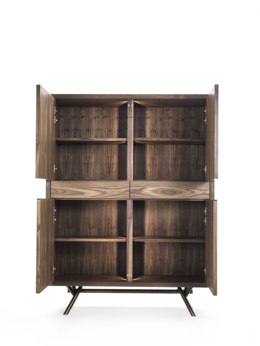 Highboard with doors with drawers IRON HIGH Iron Collection By Riva ...