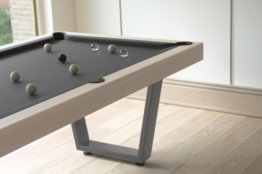 Rectangular wooden pool table IRON By Billards Toulet