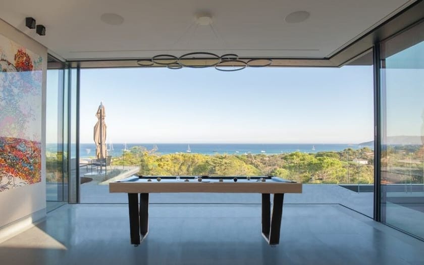 Rectangular wooden pool table IRON By Billards Toulet