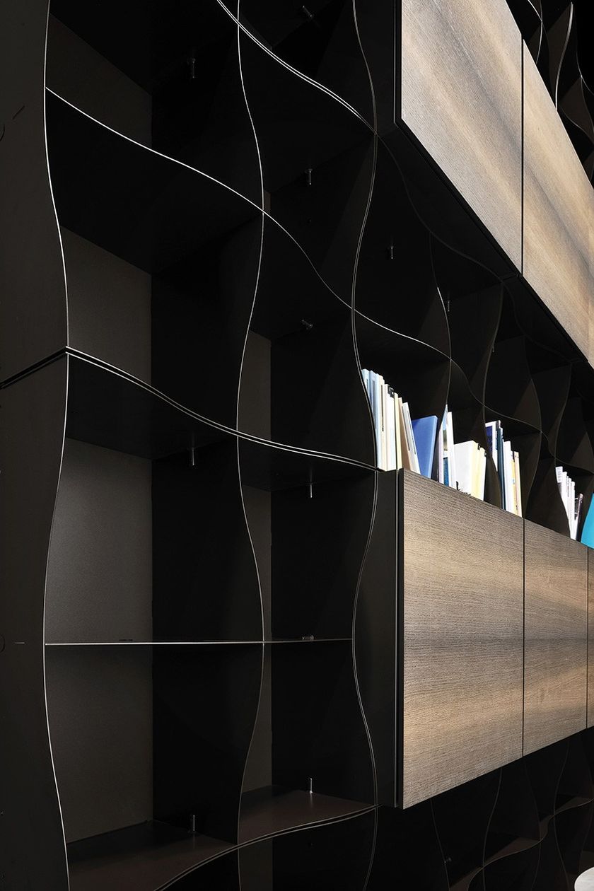 Mueble modular de pared modular de metal IRON-IC SHELTER By Ronda Design