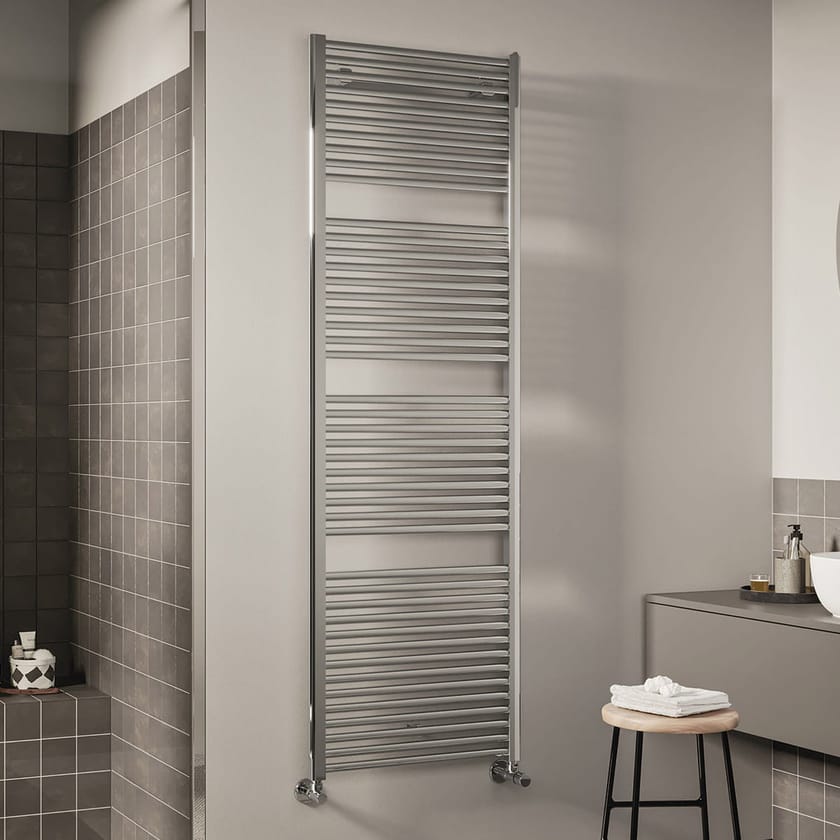 NOVO CHROME-PLATED Radiador decorativo vertical de acero cromado By IRSAP