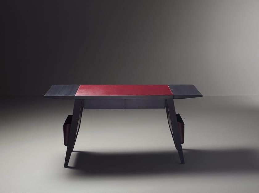 Wooden secretary desk with drawers ISAAC By Promemoria design Romeo Sozzi