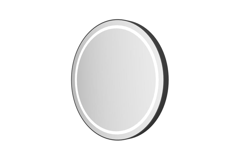 Round mirror with integrated lighting ISEO By ESS Easy Drain