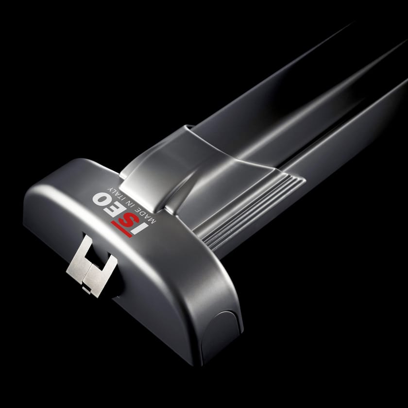 Antibacterial panic and emergency device By ISEO Serrature