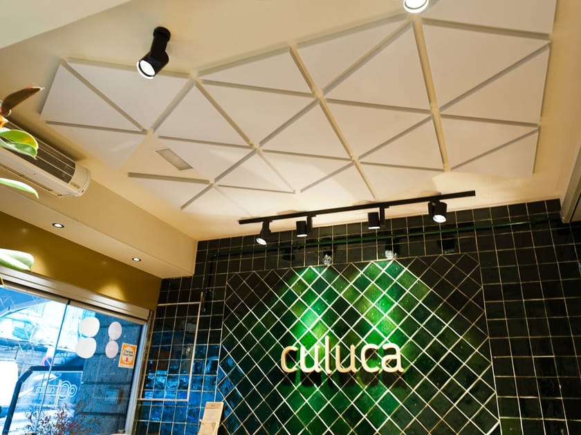 TRIANGULAR ACOUSTIC PANEL Sound-absorbing panel By ISINAC