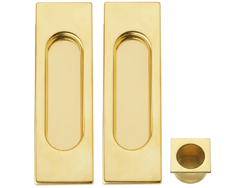 ITALIAN DESIGN NS4718 Brass sliding door lock By Fama International