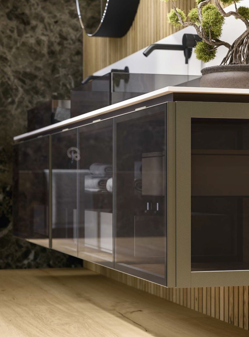 ISOLA LIGHT Bathroom furniture set By ITLAS