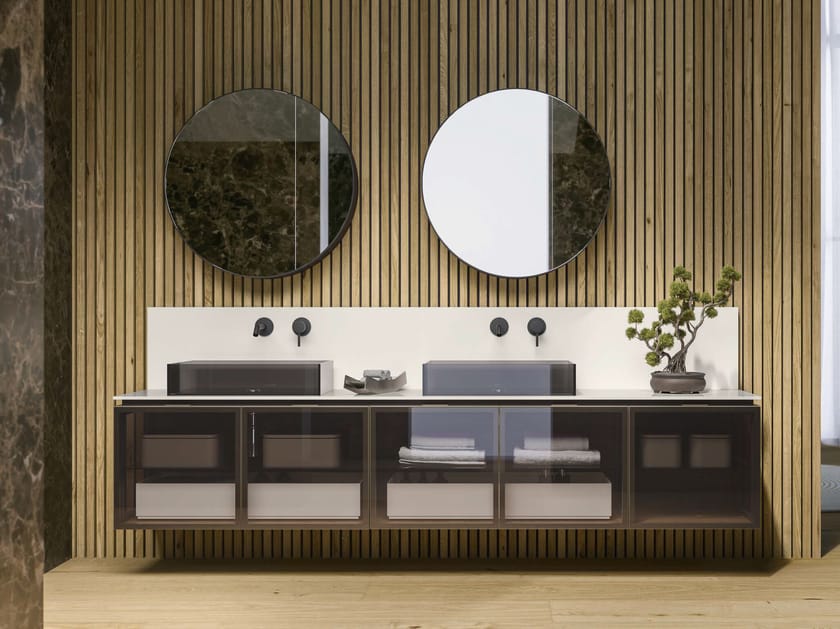 ISOLA LIGHT Bathroom furniture set By ITLAS