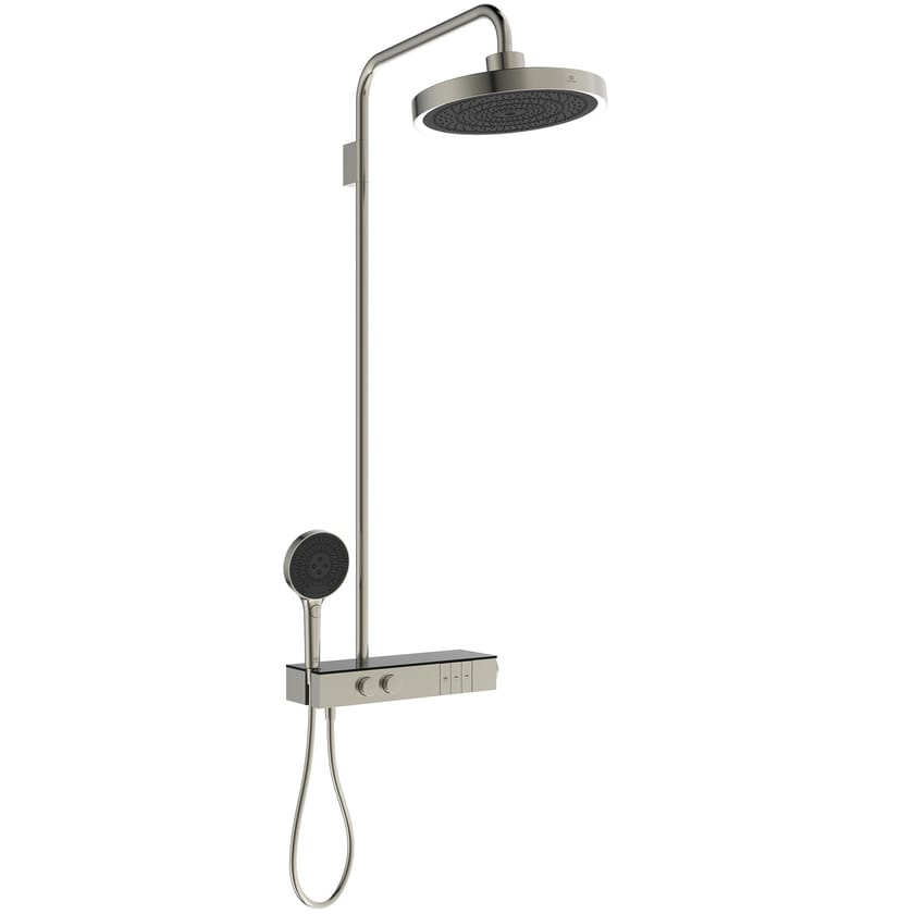 CERATHERM SOLOS - A7883 Wall-mounted thermostatic shower panel with ...