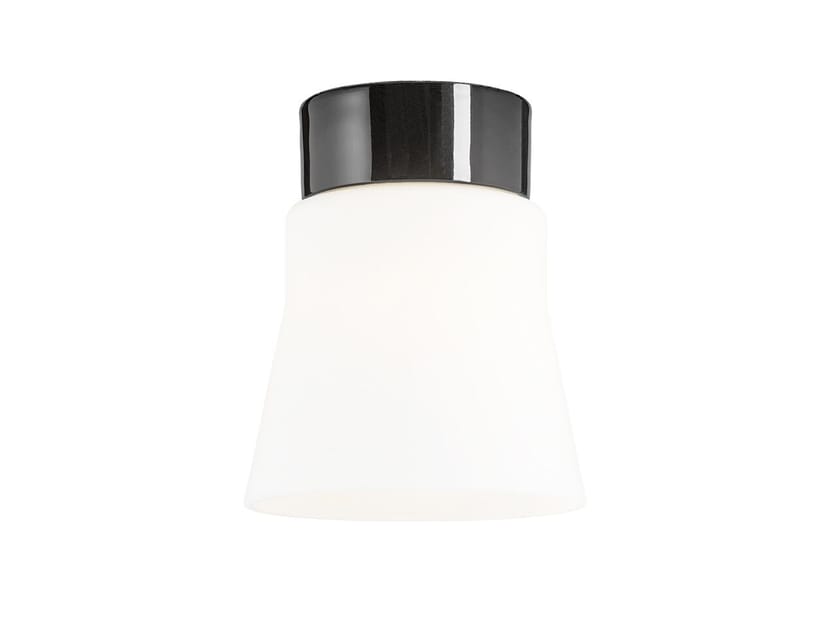 OPEN ANNA Opal glass ceiling lamp By Ifö Electric