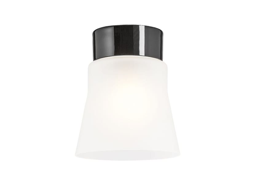 OPEN ANNA Frosted glass ceiling lamp By Ifö Electric