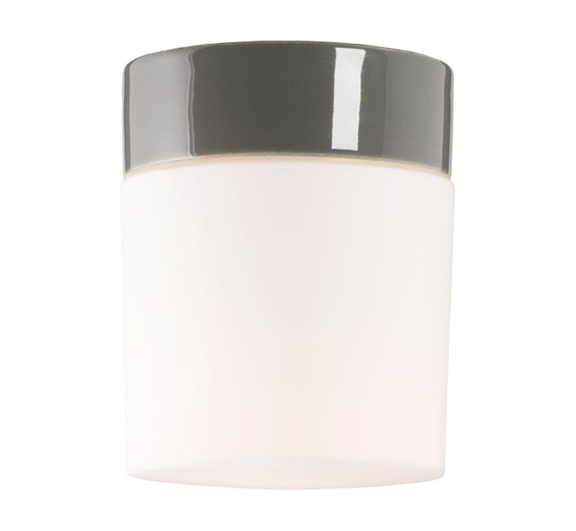 OPUS 140 Opal glass and porcelain LED wall lamp / ceiling lamp By Ifö ...