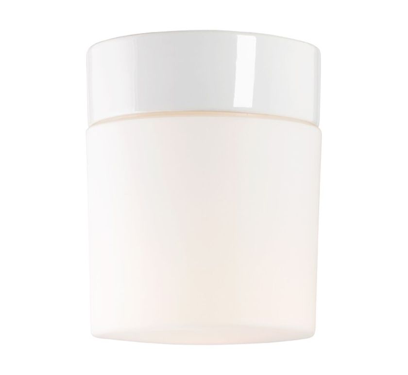 OPUS 140 Opal glass and porcelain LED wall lamp / ceiling lamp By Ifö ...
