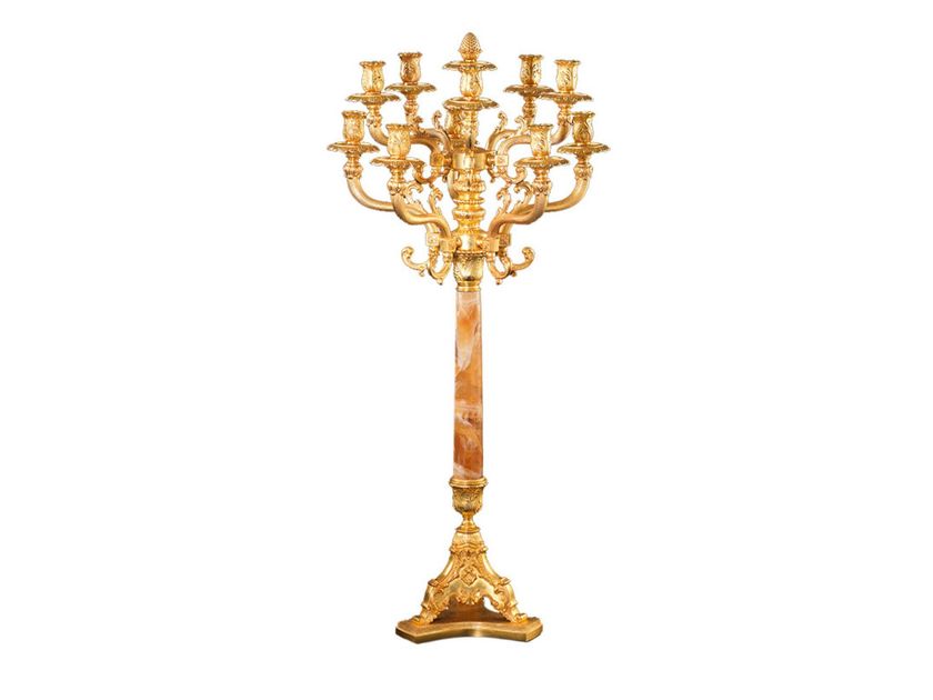 Luxury Foundry Reggia 800 Candle Holder By Il Bronzetto