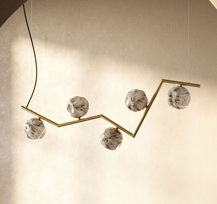 STONE 290.10 Pendant lamp By Il Fanale