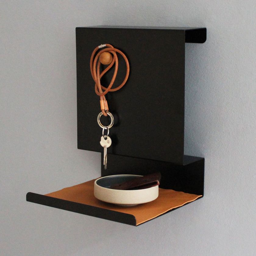 ANNE LINDE - LEDGE:ABLE BLACK Wall shelf By In Stock