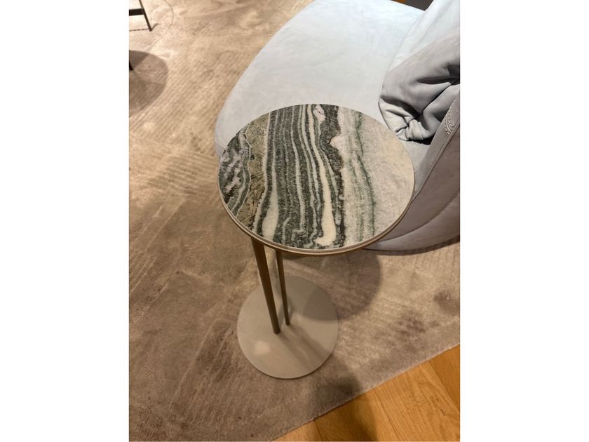 CATTELAN ITALIA - STING KAINDY TITANIO Round side table By In Stock